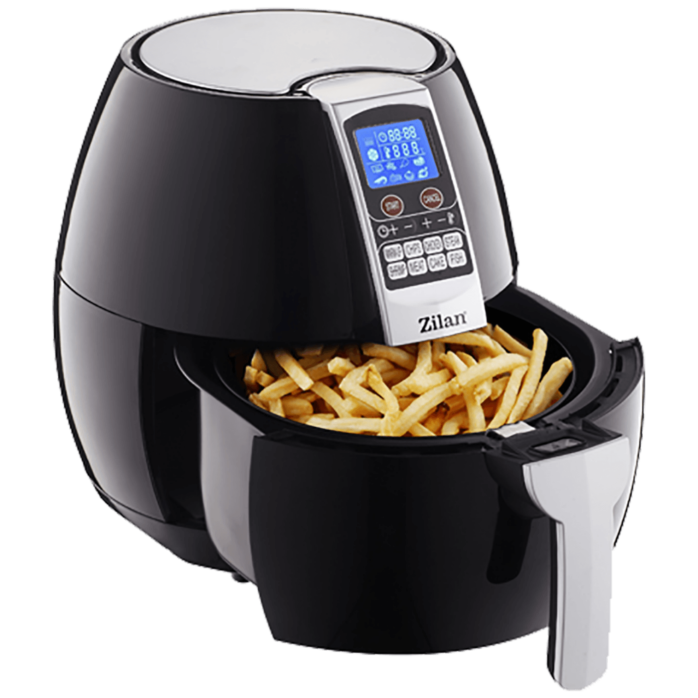 Friteza na vrući zrak, 1500 W, zapremina posude 3.5 lit. - Zilan